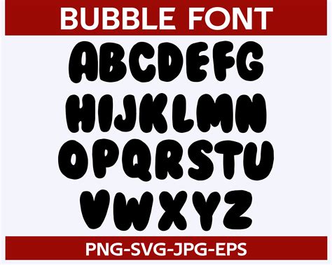Bubble Font Groovy Font Bubble Script Font Bubble Letters Svg Retro Bubble Font Bubble