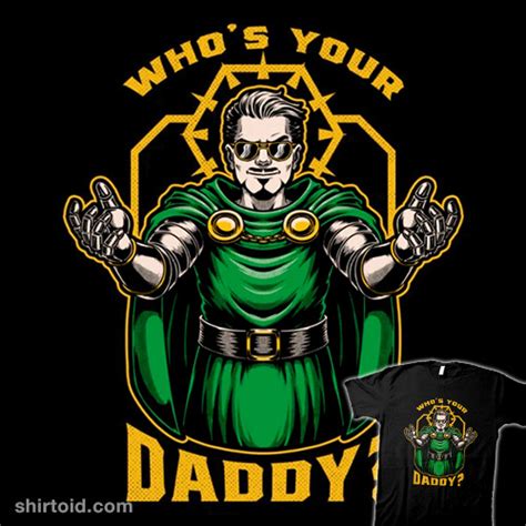 Doom Daddy Comic Villain Shirtoid