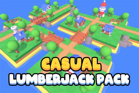 Casual Series Lumberjack Pack 3d Fantasy Unity Asset Store