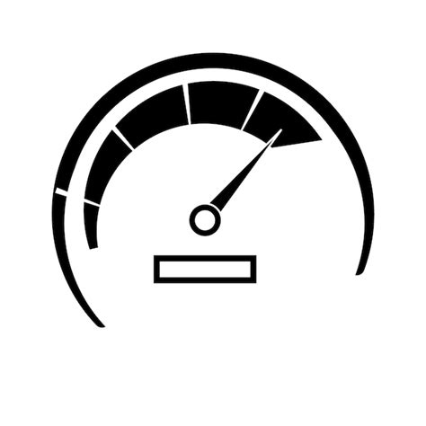 Premium Vector Speedometer Icon Logo Vector Design Template
