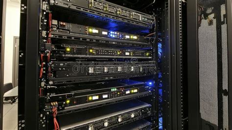 Modern Data Center High Powered Server Rack With Led Indicators For