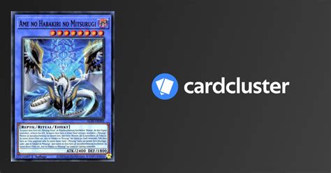 Ame No Habakiri No Mitsurugi Cardcluster