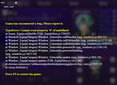 MV TSR Equip Slots Crashes After Th Party Member Equip RPG Maker Forums