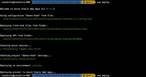 Swa Deploy App Without Swa Config File Declaring Platform Api Runtime Aborts And Fails Without