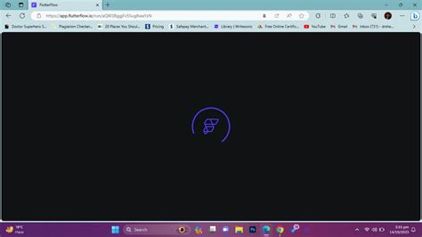 Nothing Is Displayed When Testing The App In Run Mode