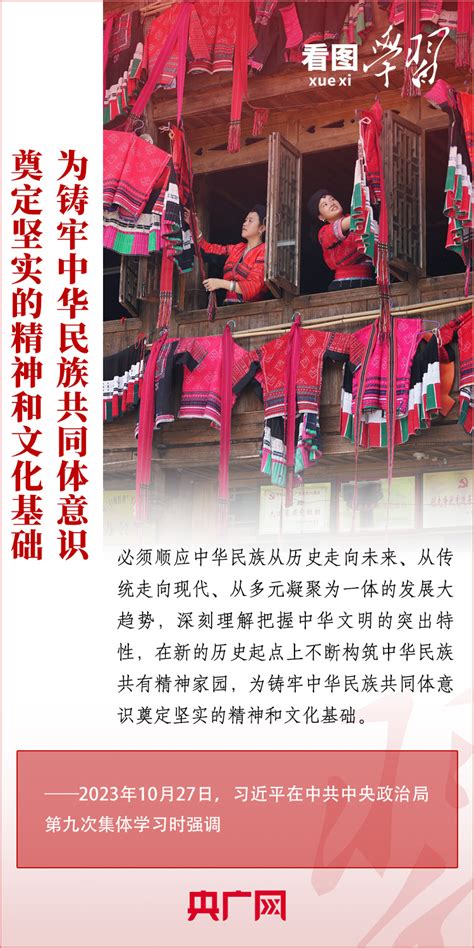 看图学习丨铸牢中华民族共同体意识 推进新时代党的民族工作高质量发展央广网
