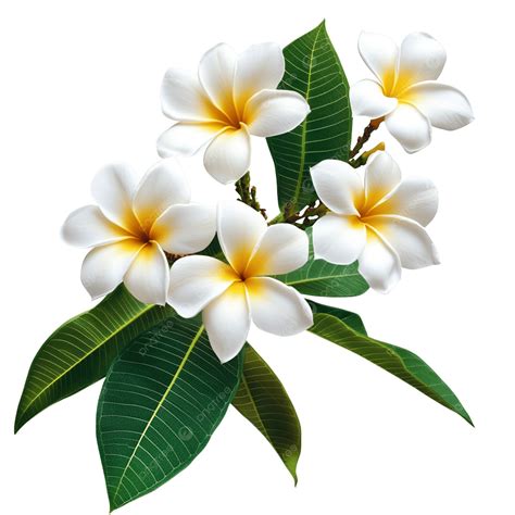 Plumeria Flower Clip Art Frangipani Stock Illustrations Gograph