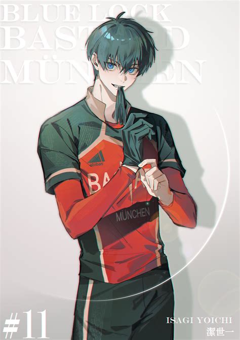 Pcal Pcal Isagi Yoichi Blue Lock Commentary Highres Babe Adjusting Clothes Adjusting