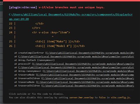 Vuejs Using V For In A Table Stack Overflow