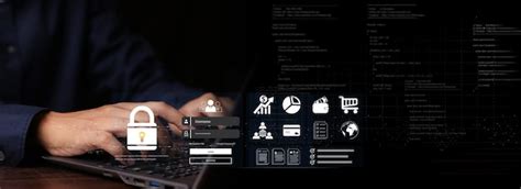 Premium Photo Cyber Security And Password Login Online Hands Typing And Entering Username