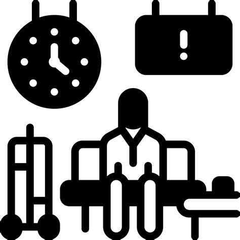 Solid Black Icon For Delay 44270287 Vector Art At Vecteezy