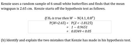 Hypothesis Testing Normal Distribution CIE A Level Maths Probability Statistics