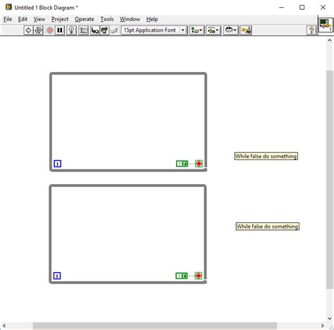 Two While Loops One Vi Labview General Lava