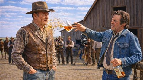Drunk Actor Tried To Humiliate John Wayne And Threw Glass At Him—his