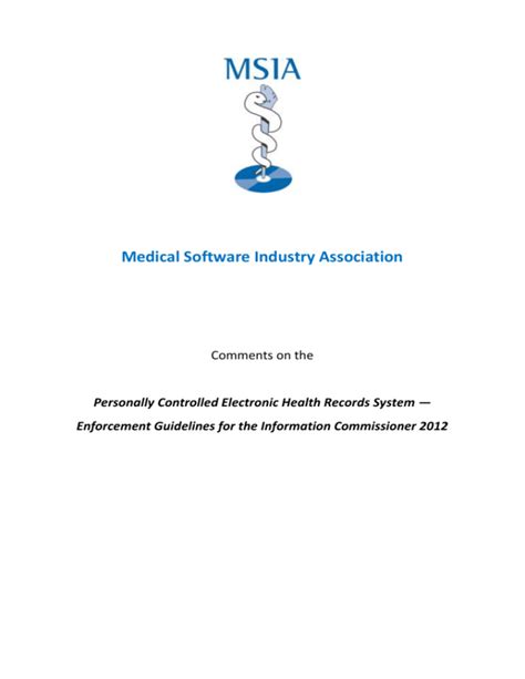 Medical Software Industry Association