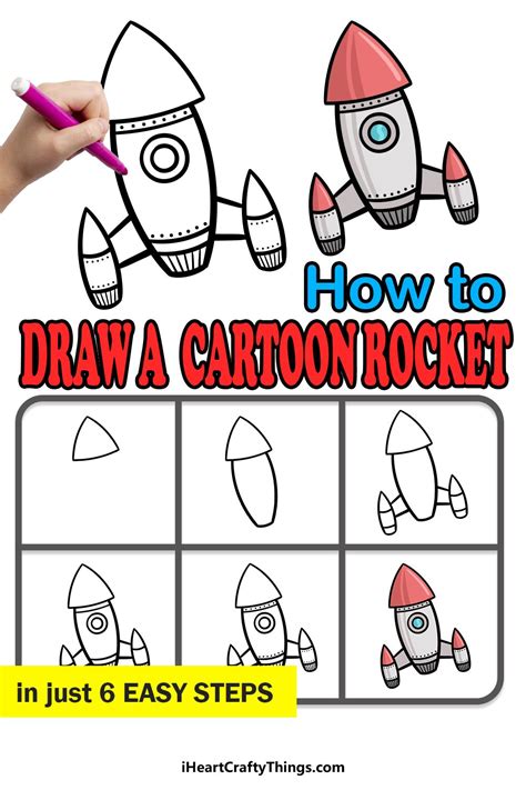 How To Draw A Cartoon Rocket A Step By Step Guide Artofit