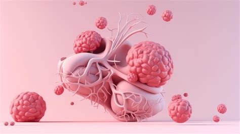 Premium Ai Image 3d Illustration Mockup Of The Human Organ System