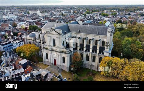 Drone Photo Cathedral Of Notre Dame De Lassomption And Saint Vaast Hi