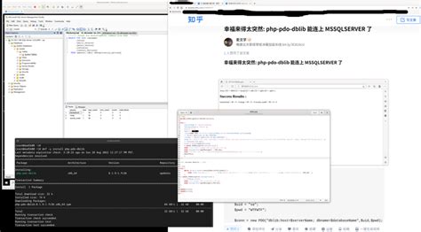 幸福来得太突然 Php Pdo Dblib 能连上 Mssqlserver 了 还要什么 Odbc ？ 知乎
