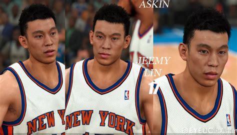Jeremy Lin Cyberface Hair And Body Model Knicks Version By Askin [for 2k20]