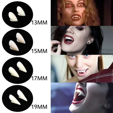 Diy 환경 친화적 인 수지 뱀파이어 이빨 송곳니 틀니 소품 할로윈 의상 소품 파티 호의 휴일 Diy 장식파티 Diy 장식품 Aliexpress
