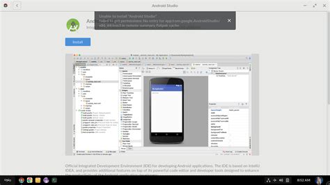 I Am Not Able Intall My Android Studio On App Store Help Endless Os