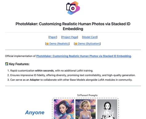 Turingpost On Linkedin Photomaker Is A New Open Source Tool For