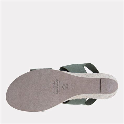 Allison Neutral Espadrille Wedge Andre Assous