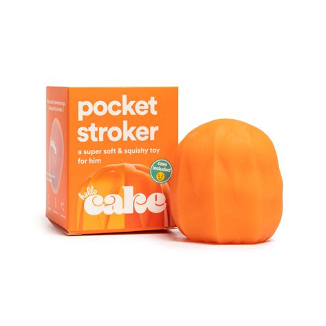 Hello Cake Pocket Stroker Travel Sized Sex Toy For Men And Couples Handheld Male