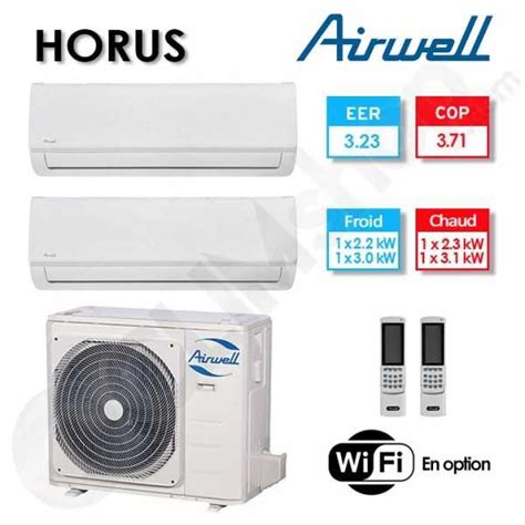 Bi Split Airwell Zdaa2050 09m25 Hdla 025n09m25 Hdla 035n09m25
