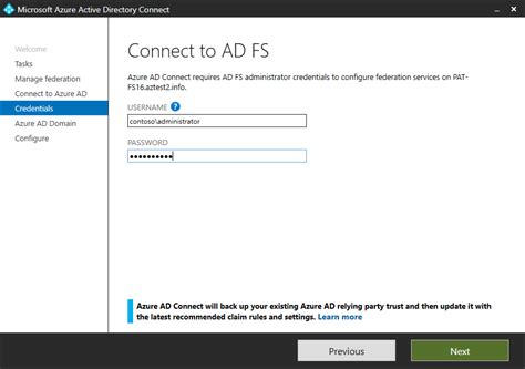 Microsoft Entra Connect 使用 Microsoft Entra Connect 管理 Ad Fs 与
