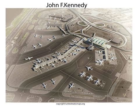 Jfk Airport Map Pdf Terminals Gates Parking And Airtrain