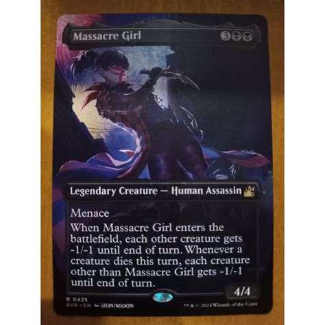 Mtg Massacre Girl Rare Ravnica Remastered Rvr Magic The Gathering