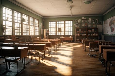 Premium Ai Image Class Room Premium Ai Image Class Room