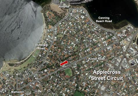 My Racing Career Track Info Applecross Street Circuit Applecross