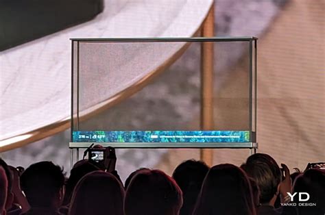 Lg Signature Oled T Transparent Tv Removes The Ugly Black Rectangle In The Room Yanko Design