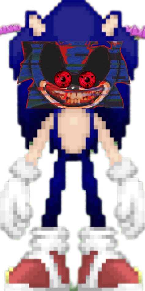 My Scary Sonic Exe Sprite That Stares At You By Shadowxcode On Deviantart