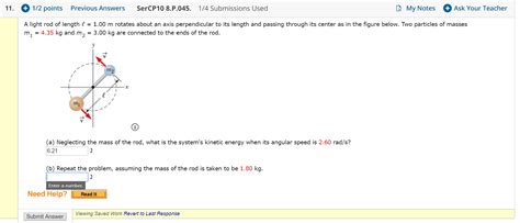 Solved 1 2 Points Sercp10 8 P 045 My Notes Ask Your Teacher