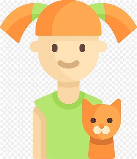 女孩和猫咪png图片素材下载图片编号8359843 Png素材网