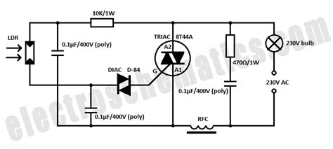 Light Operated Light Switch Circuit