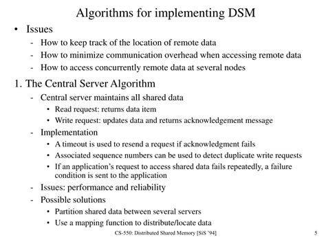 Ppt Distributed Resource Management Distributed Shared Memory Powerpoint Presentation Id