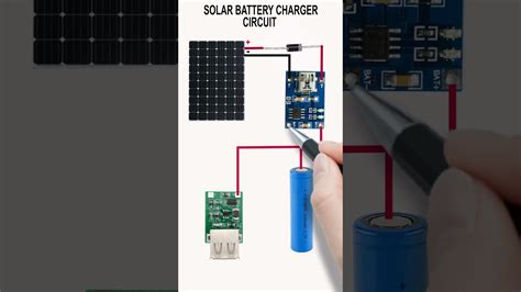 Solar Battery Charger Circuit Diy Solar Charger Battery Charger Go IT