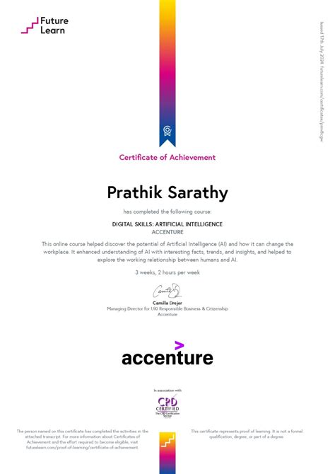 Accenture Prathik Sarathy