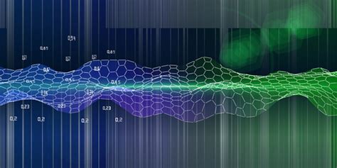3d 일러스트레이션 추상 육각 그리드 기술 배경 인공 지능 알고리즘 딥 러닝 가상 현실 데이터 과학 학습 빅 데이터 블록 체인