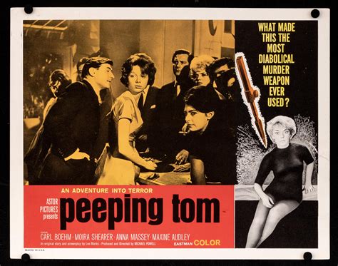 Peeping Tom Movie Poster 1960 1 Sheet 27x41