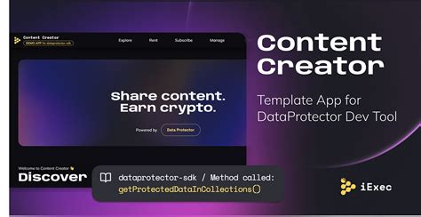 Introducing The Content Creator Demo Dapp Template For Developers By