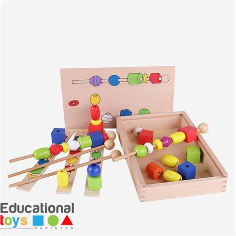 Buy Sequence Puzzle Beaded Box Wooden Online Educational Toys Pakistan
