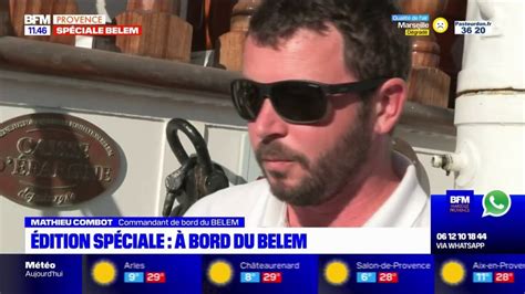 Une Grande Fierté Mathieu Combot Est Le Commandant De Bord Du Belem Qui Fait Escale à Marseille