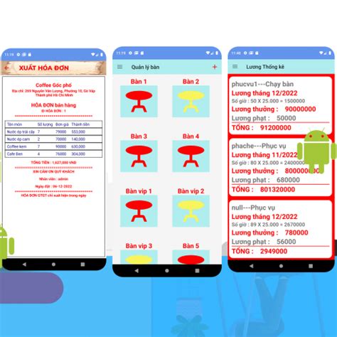 App Quản Lý Cửa Hàng Coffee Order Thức Uống Full Code Báo Cáo Ngôn Ngữ Java Sàn Giao