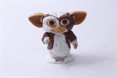 Gremlins Gizmo Wind Up Walking Action Figure White Brown 3 Inches Plastic Toy 1980s